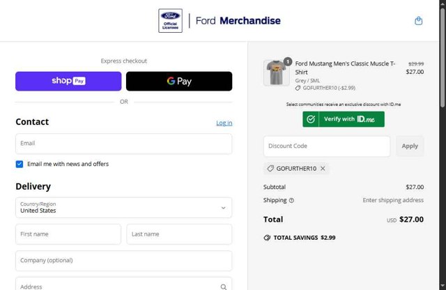 Ford Parts Promo Codes (3 Verified) - 20% Off May 2025