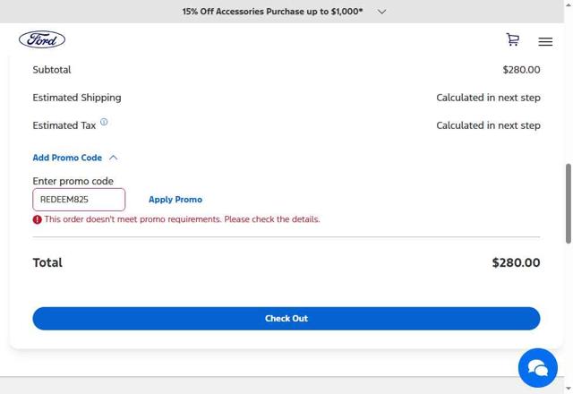 Ford Parts Promo Codes (4 Verified) - 20% Off Oct 2025