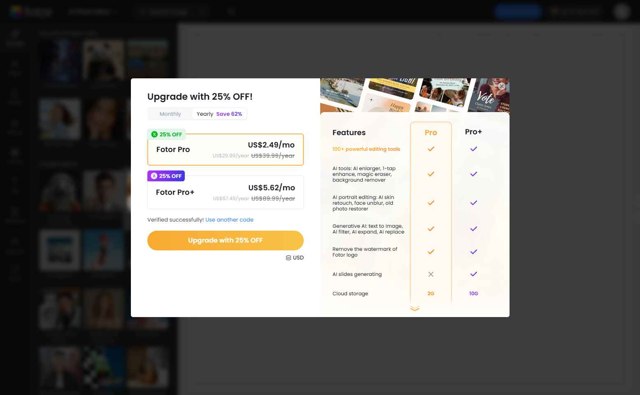Fotor Discount Codes - 25% Off (1 Verified) Sep 2025