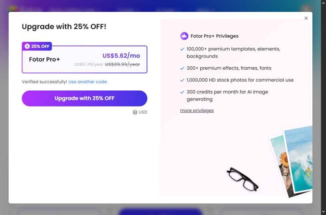Fotor Discount Codes - 25% Off (4 Verified) Jun 2025