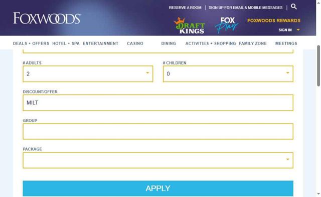 Foxwoods Promo Codes (2 Verified) - 30% Off w/Code Oct 2025