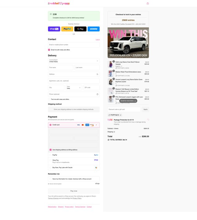 Freckled Poppy Promo Codes (3 Verified) - 20% Off Aug 2025