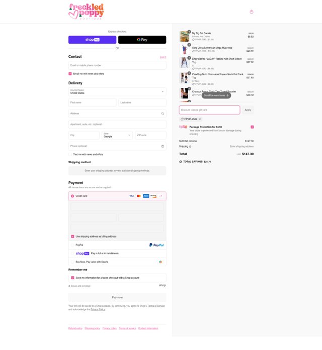 Freckled Poppy Promo Codes (3 Verified) - 40% Off Jul 2025