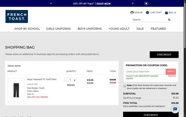 French Toast Promo Codes - 20% Off (Verified) Oct 2025