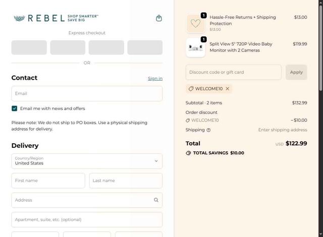 REBEL Discount Codes - $10 Off (1 Verified) Oct 2025