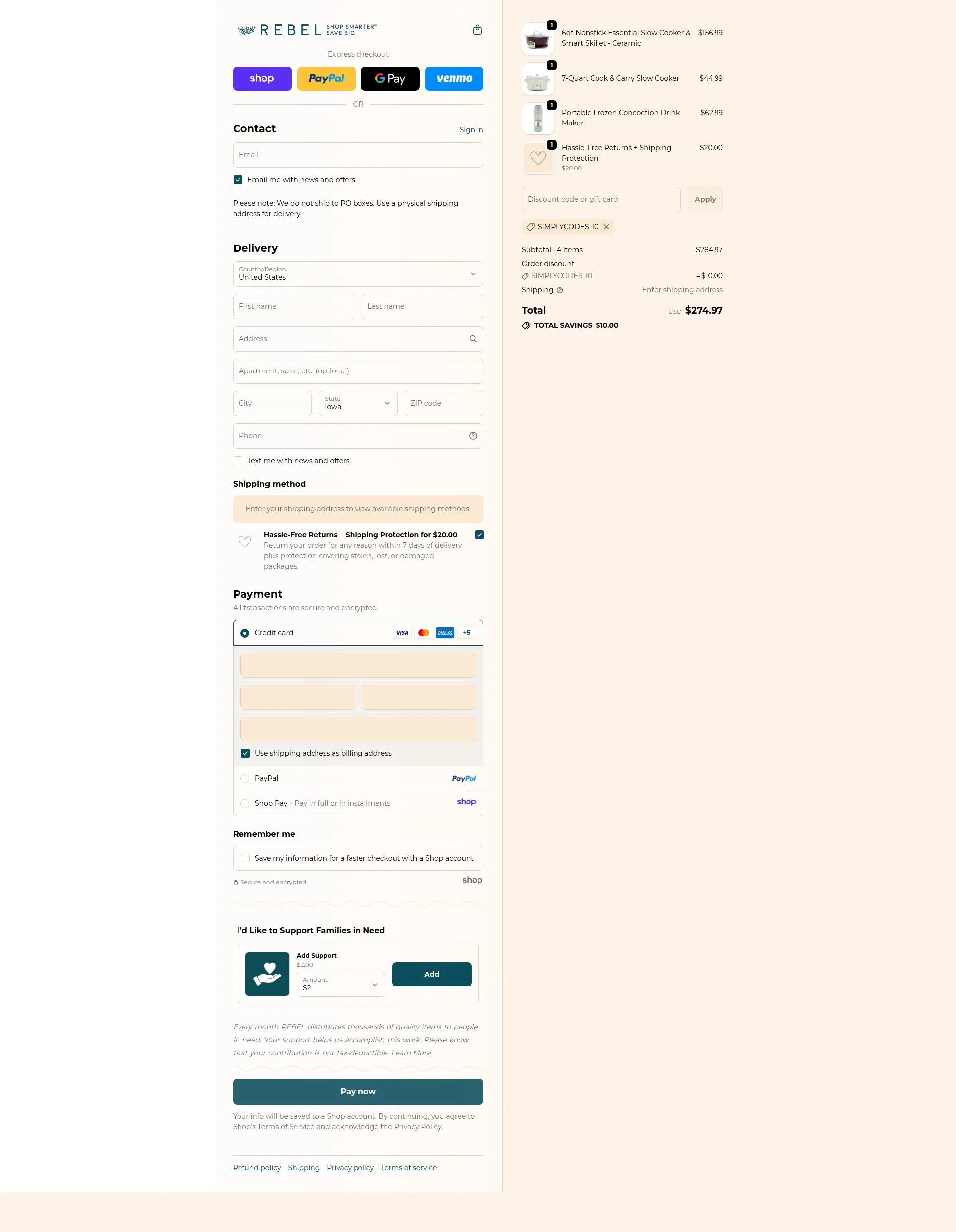 REBEL Promo Codes - $10 Off (2 Verified) Jan 2026