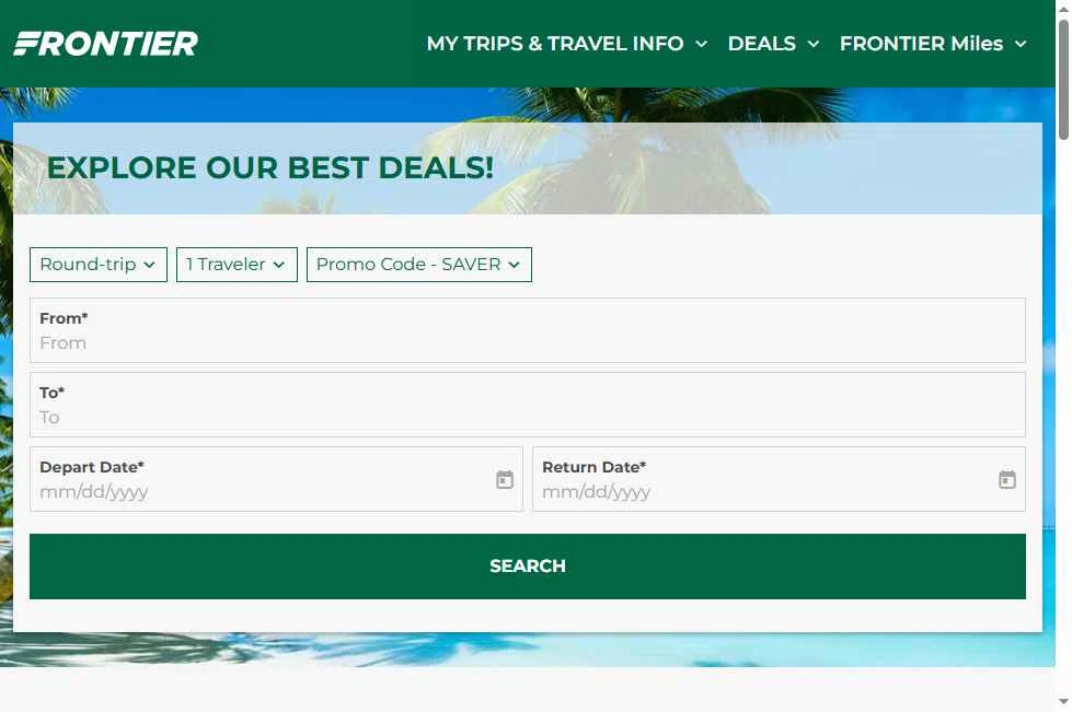 Frontier Airlines Promo Codes - 10% Off Oct 2025