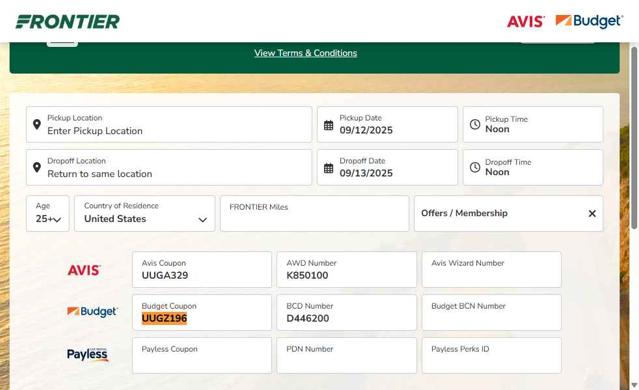 Frontier Airlines Promo Codes - 50% Off Sep 2025
