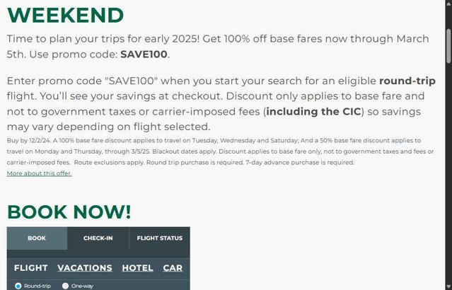 Frontier Airlines Promo Codes - 50% Off May 2025