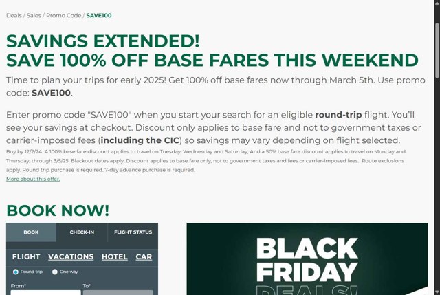 Frontier Airlines Promo Codes - 50% Off May 2025