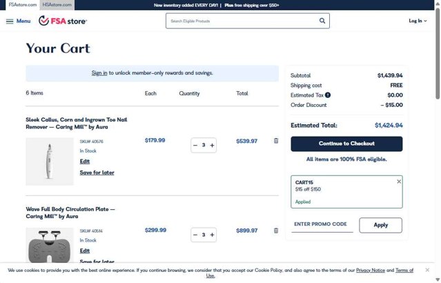 FSA Store Promo Codes - $35 Off (9 Verified) Jun 2025