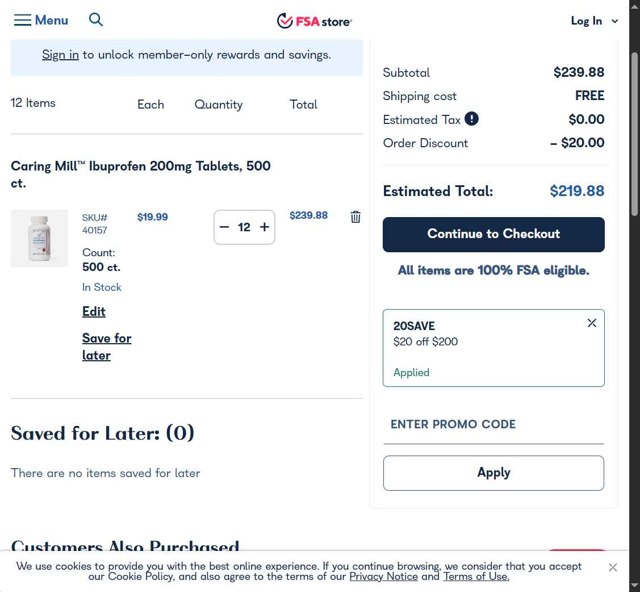 FSA Store Promo Codes - $35 Off (9 Verified) Jul 2025