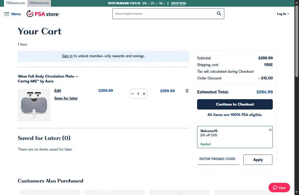 FSA Store Promo Codes - $15 Off (4 Verified) Jan 2026