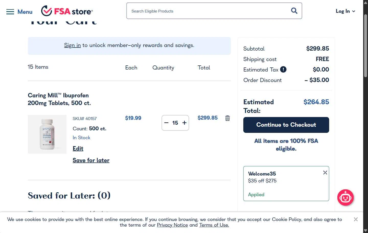 FSA Store Promo Codes - $35 Off (9 Verified) Nov 2025