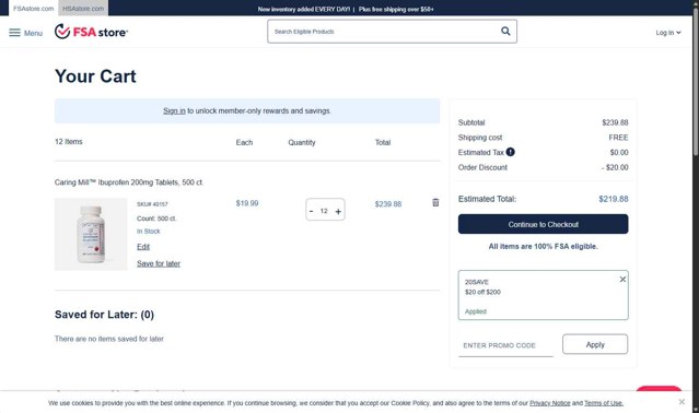 FSA Store Promo Codes - $35 Off (9 Verified) Jul 2025