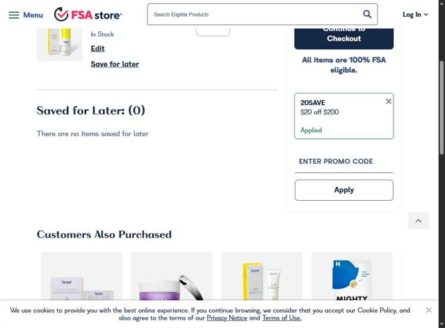 FSA Store Promo Codes - $35 Off (9 Verified) Sep 2025