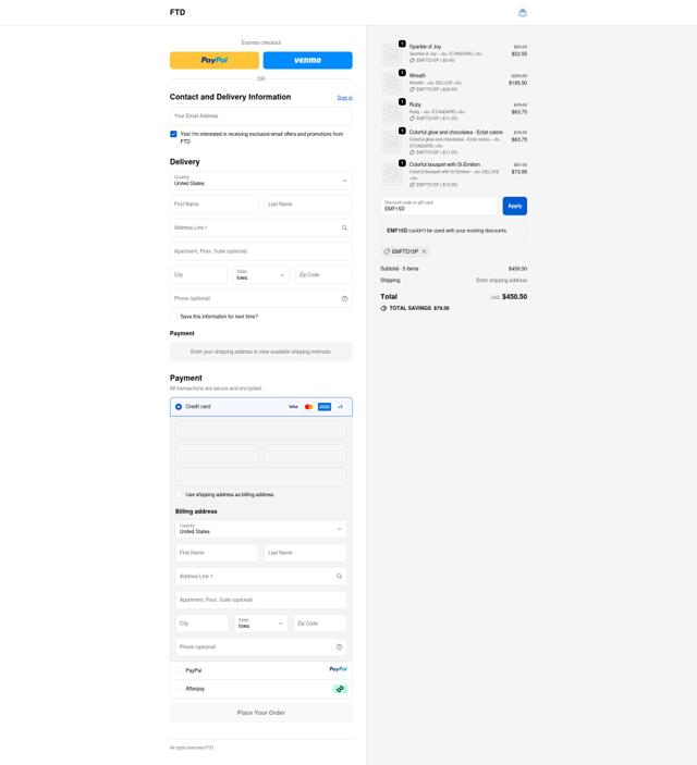 FTD Discount Codes - 25% Off (24 Verified) Sep 2025