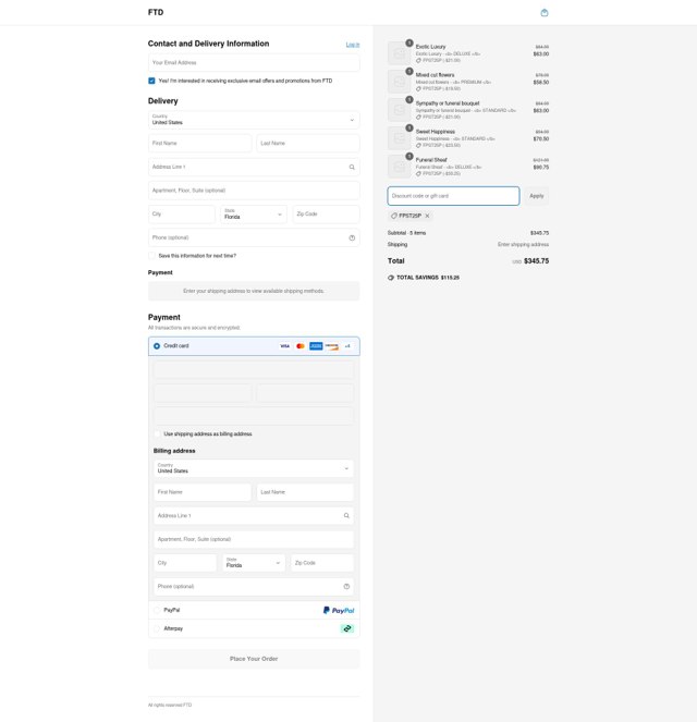 FTD Discount Codes - 50% Off (9 Verified) Jun 2025