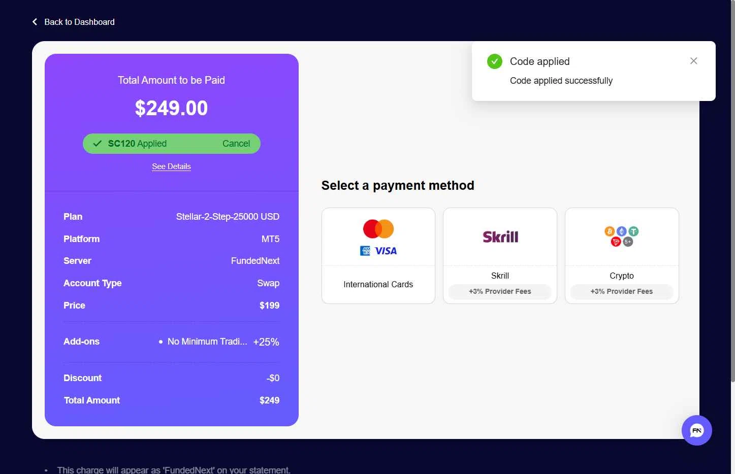 FundedNext Promo Codes - 30% Off Coupons Dec 2025