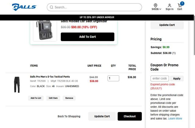 Galls Discount Codes - 10% Off (3 Verified) Aug 2025