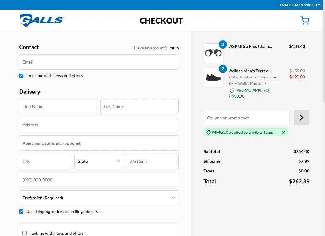 Galls Promo Codes - 25% Off (3 Verified) Nov 2025