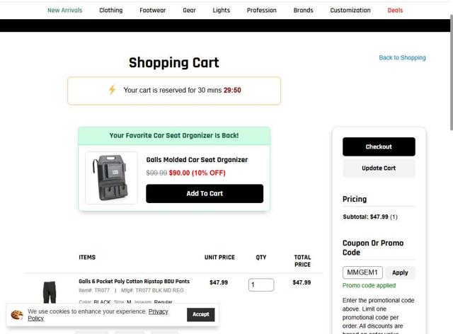 Galls Discount Codes - 20% Off (4 Verified) Oct 2025