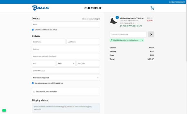 Galls Discount Codes - 20% Off (5 Verified) Sep 2025