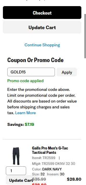 Galls Promo Codes - 25% Off (3 Verified) Nov 2025
