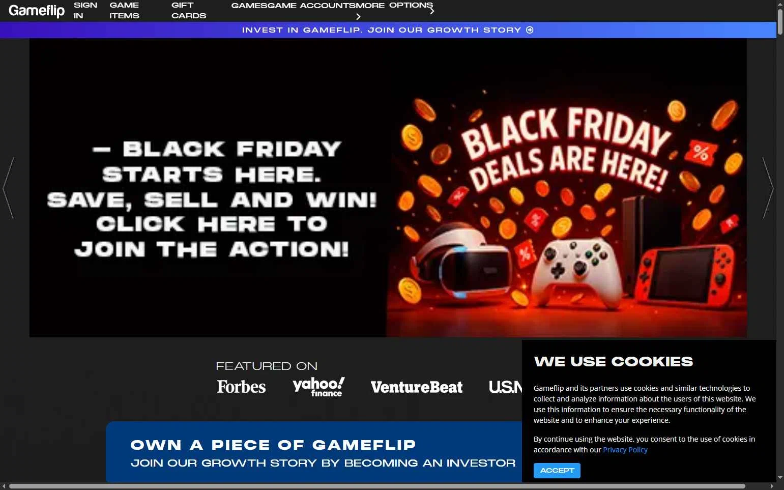Gameflip Promo Codes - 70% Off (1 Verified) Mar 2026