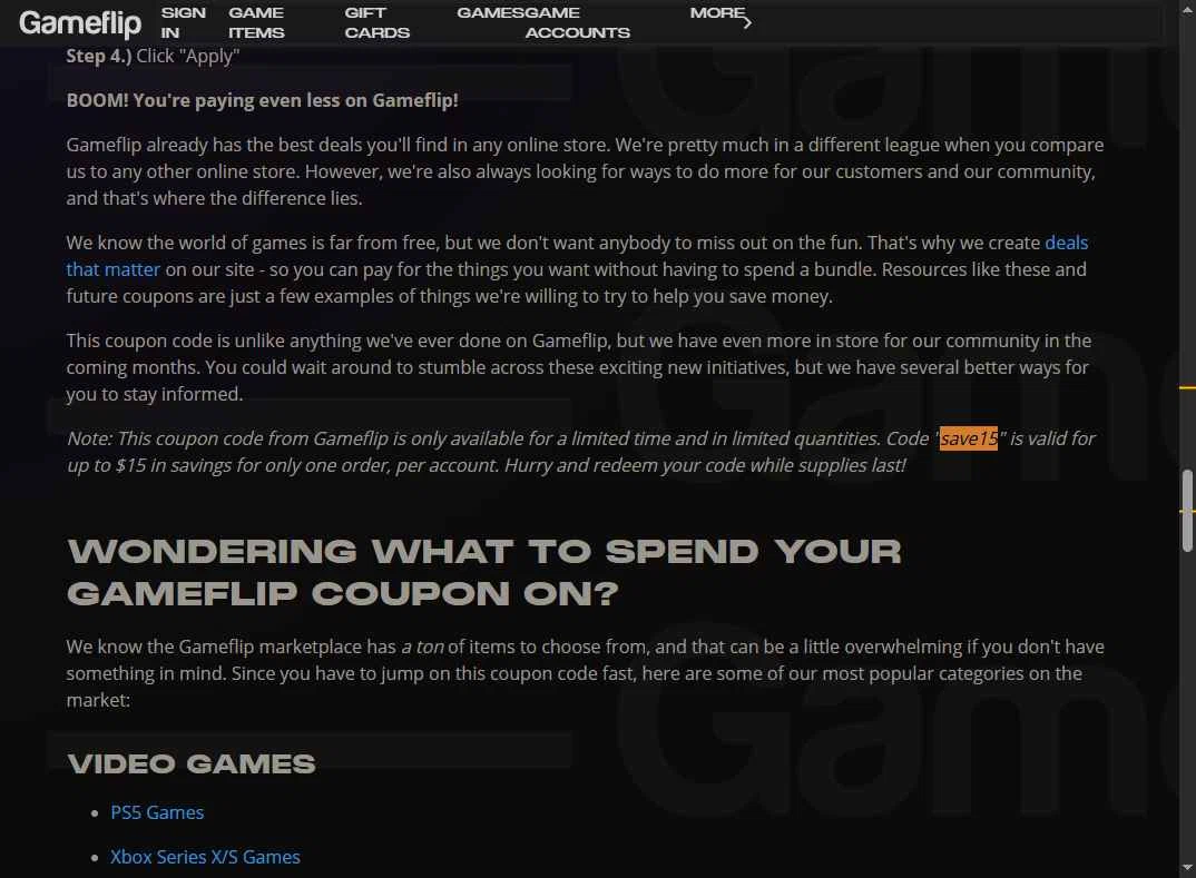Gameflip Promo Codes (5 Verified) - 25% Off w/Code Nov 2025