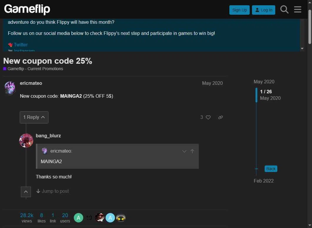 Gameflip Promo Codes (5 Verified) - 25% Off w/Code Oct 2025