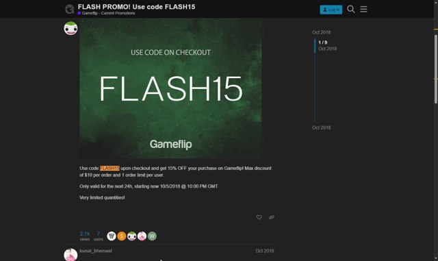 Gameflip Promo Codes (4 Verified) - 20% Off w/Code Jun 2025