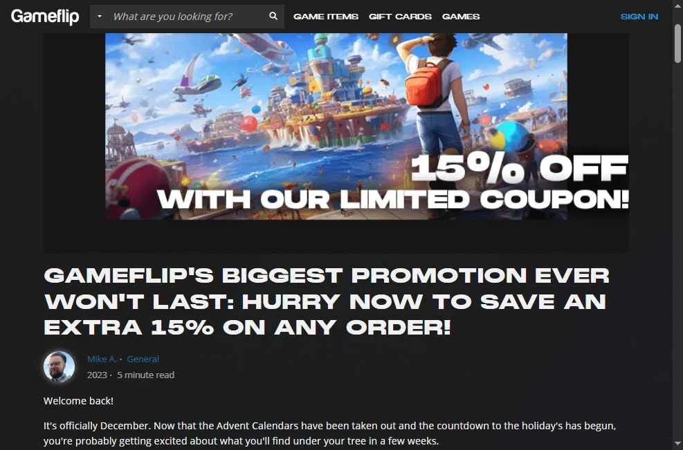 Gameflip Promo Codes - 25% Off Sitewide Coupons Jan 2026