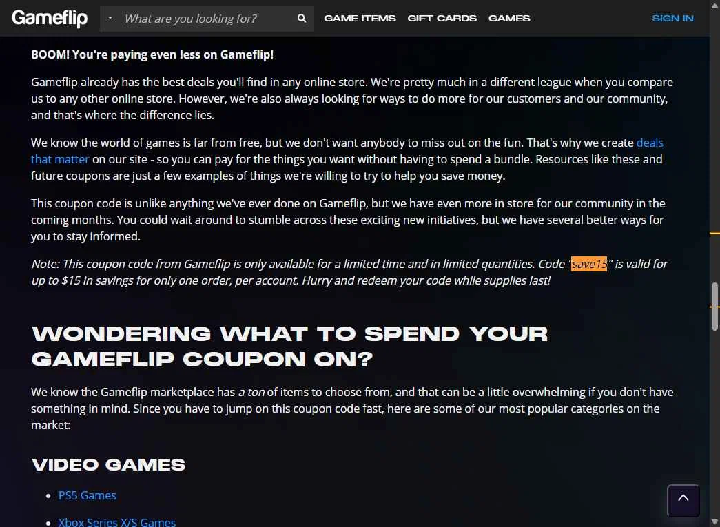 Gameflip Promo Codes - 25% Off (4 Verified) Nov 2025