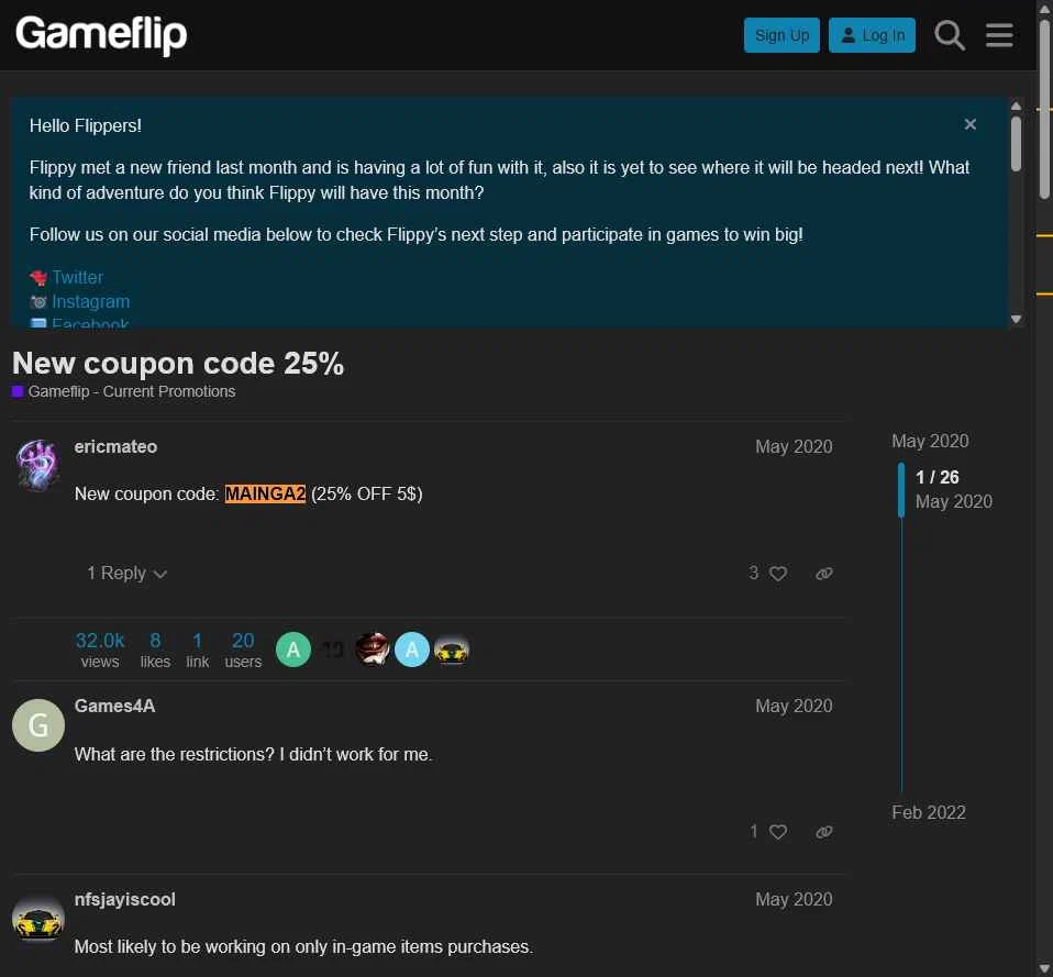 Gameflip Promo Codes - 25% Off (4 Verified) Dec 2025