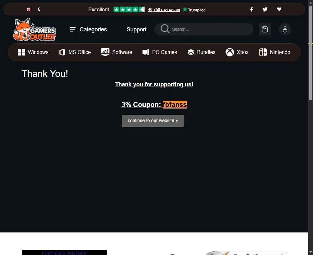 Gamers Outlet Promo Codes - 10% Off (1 Verified) May 2026