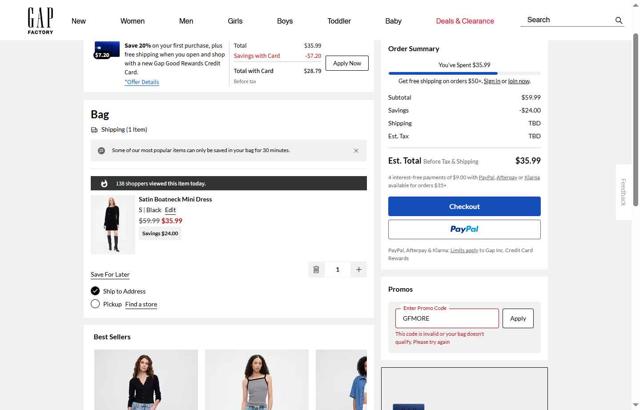 Gap Factory Promo Codes (11 Verified) - 50% Off Oct 2025