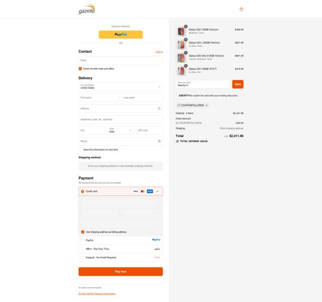 Gazelle Promo Codes (13 Verified) - $20 Off w/Code Sep 2025