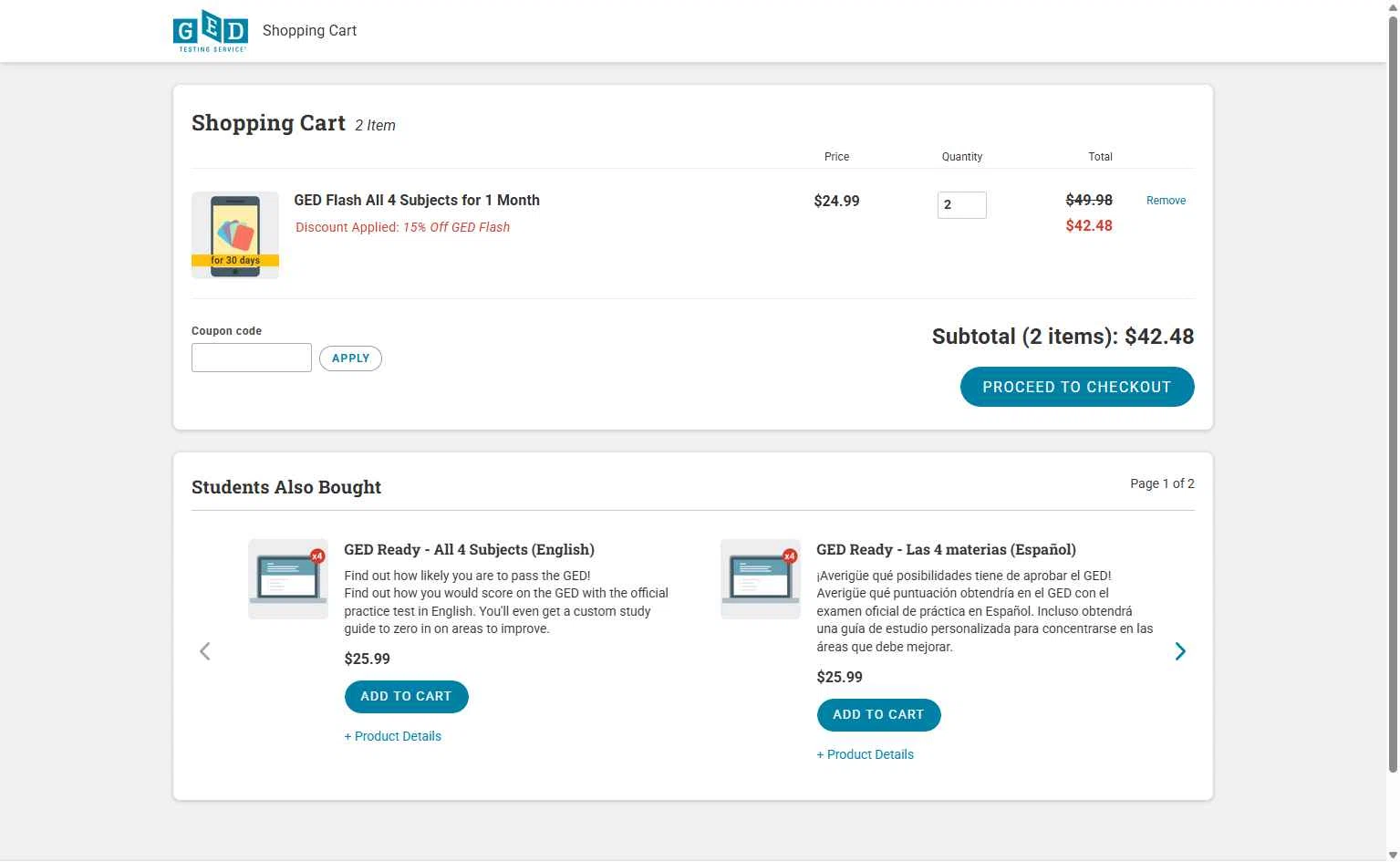 GED Promo Codes - 25% Off w/Code (1 Verified) Mar 2026