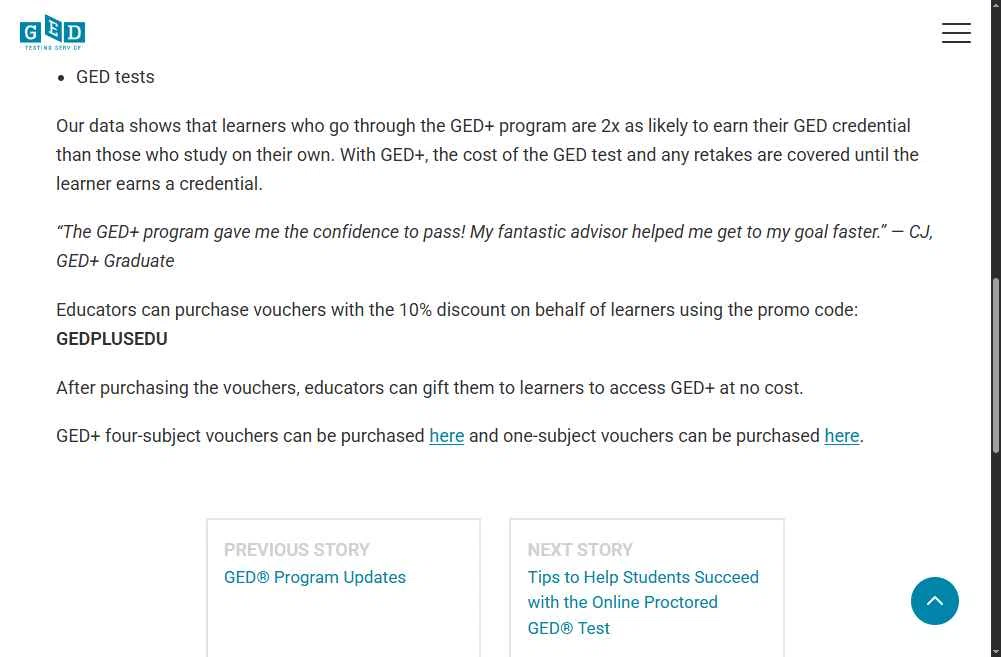 GED Promo Codes - 25% Off w/Code (1 Verified) Mar 2026