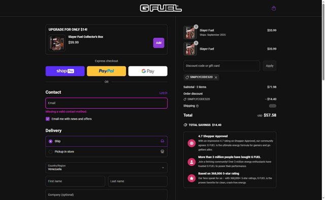 G Fuel Discount Codes - 20% Off (3 Verified) Jun 2025