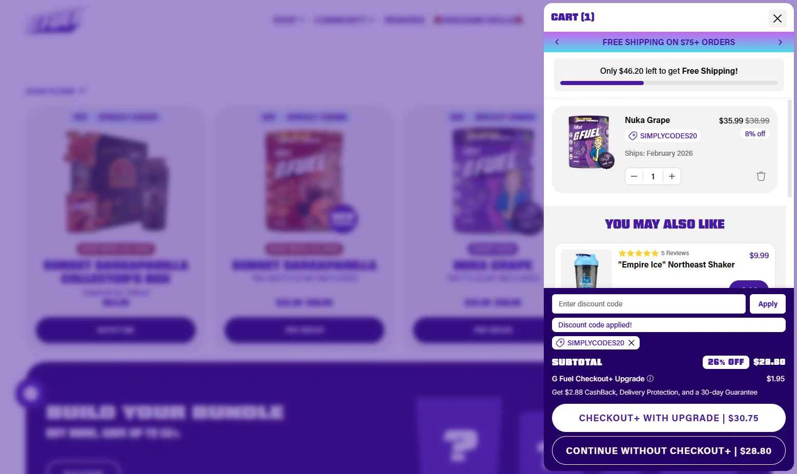 G Fuel Promo Codes - 20% Off (3 Verified) Dec 2025