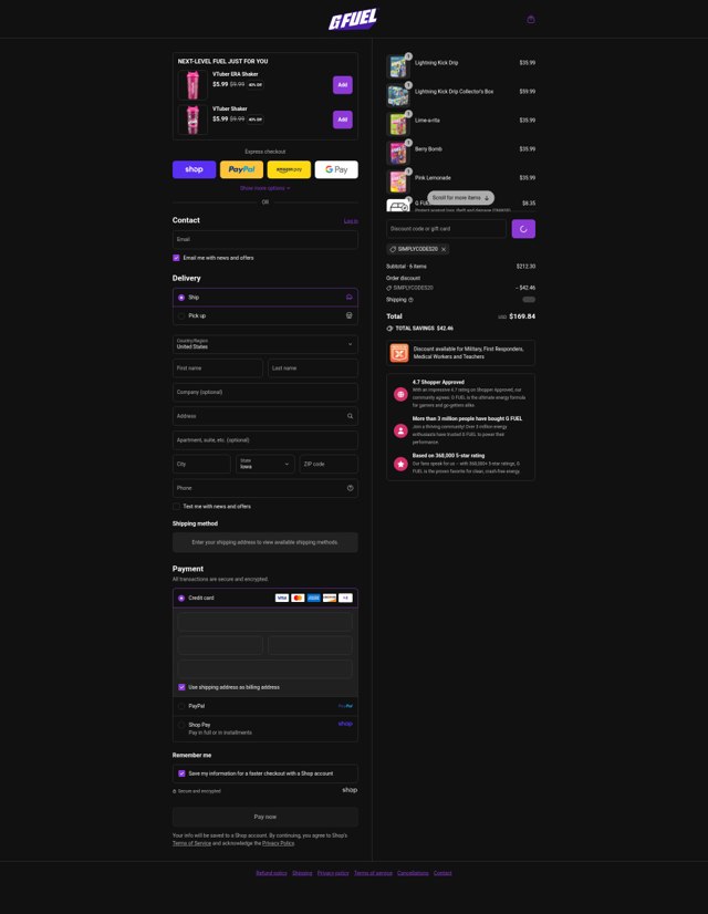 G Fuel Discount Codes - 20% Off (3 Verified) Sep 2025