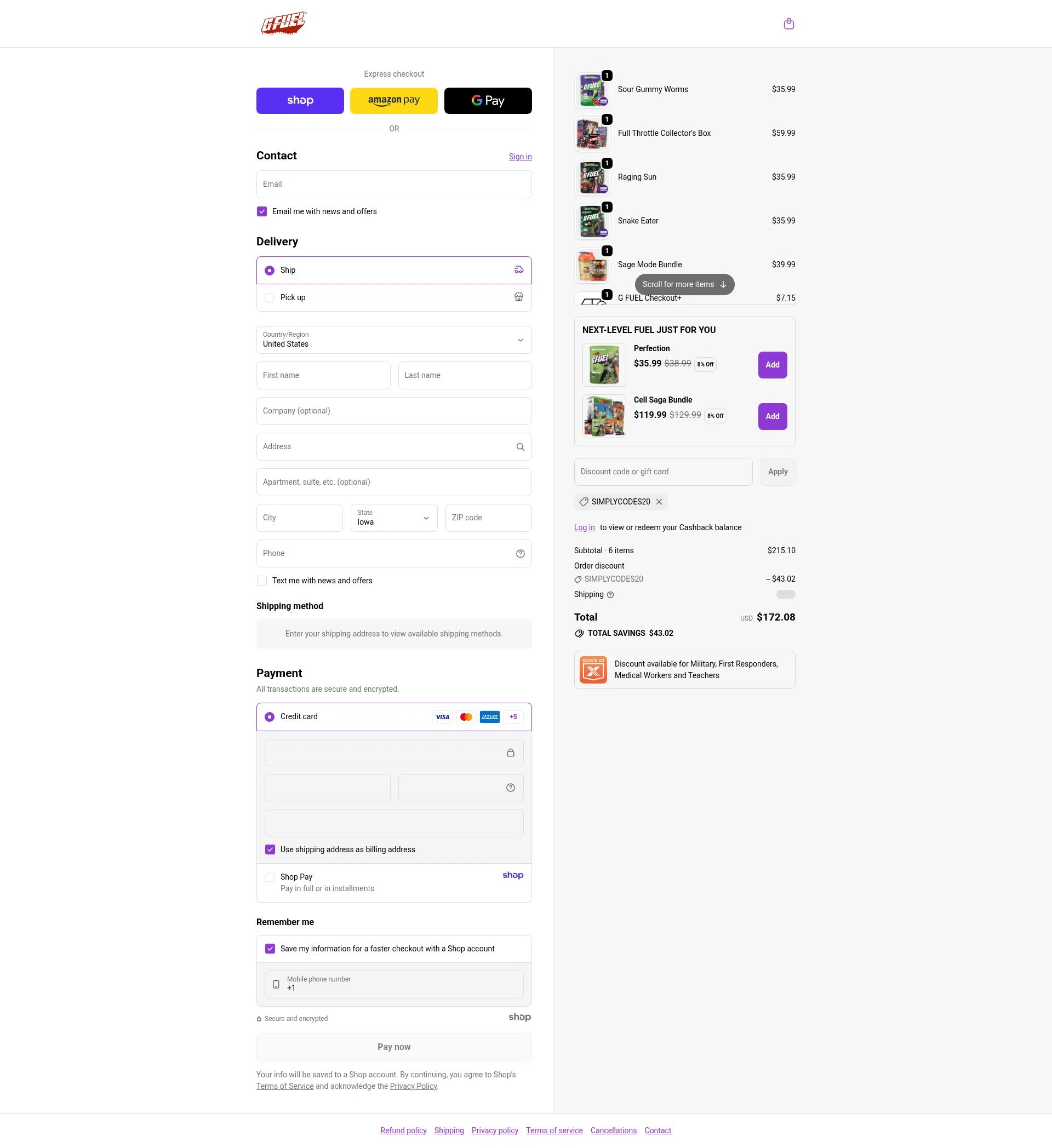 G Fuel Discount Codes - 20% Off (3 Verified) Oct 2025