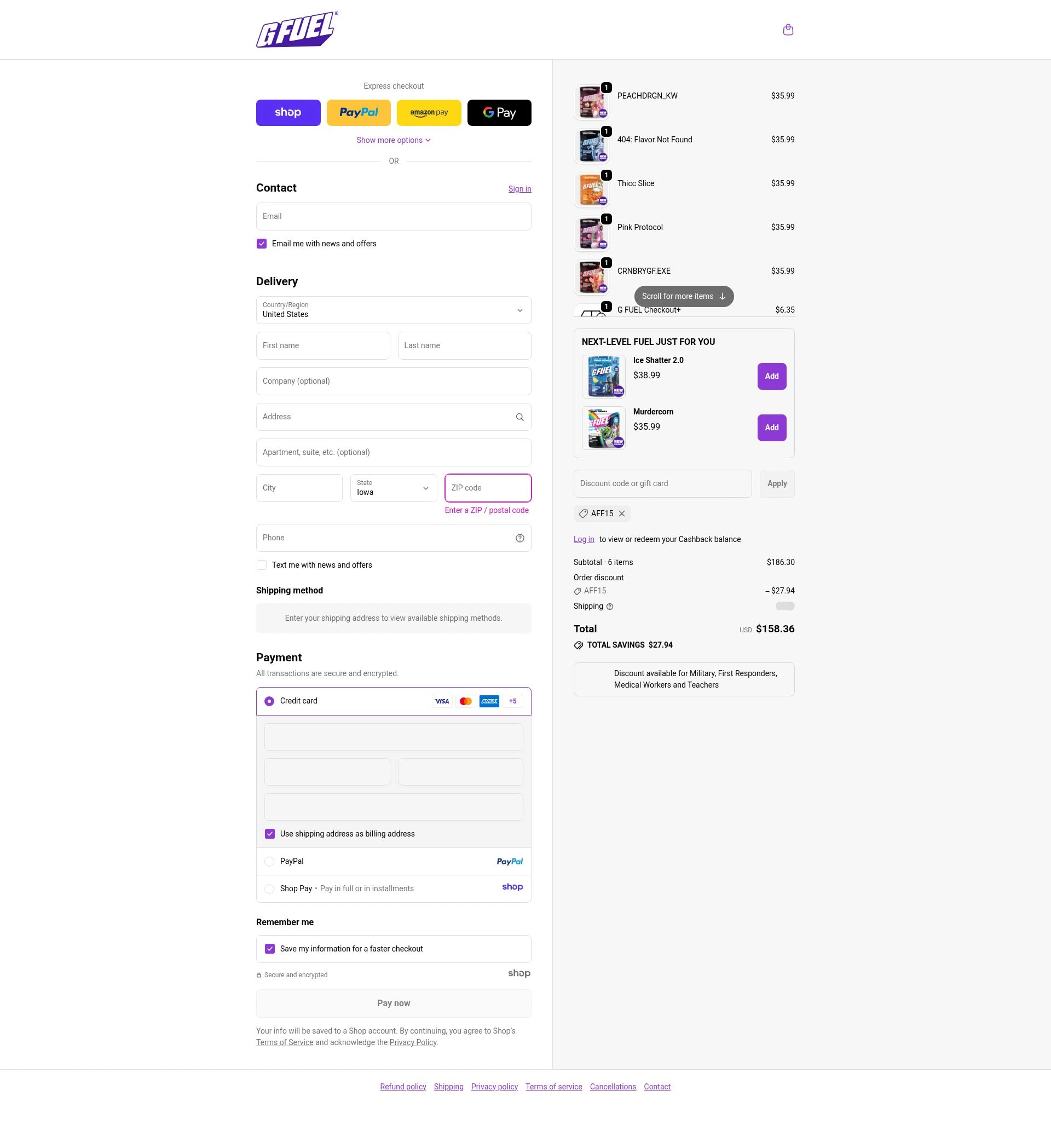 G Fuel Promo Codes - 20% Off (3 Verified) Dec 2025