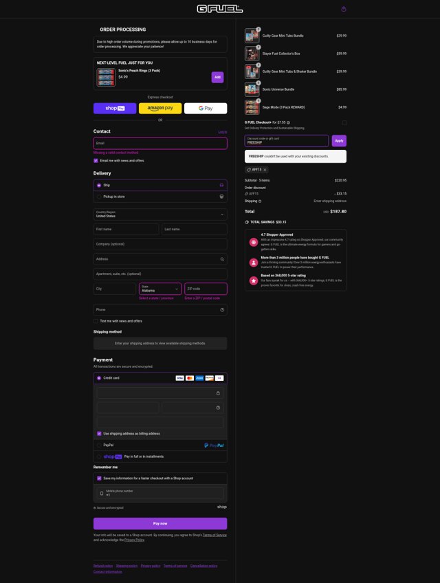 G Fuel Discount Codes - 20% Off (3 Verified) Jun 2025