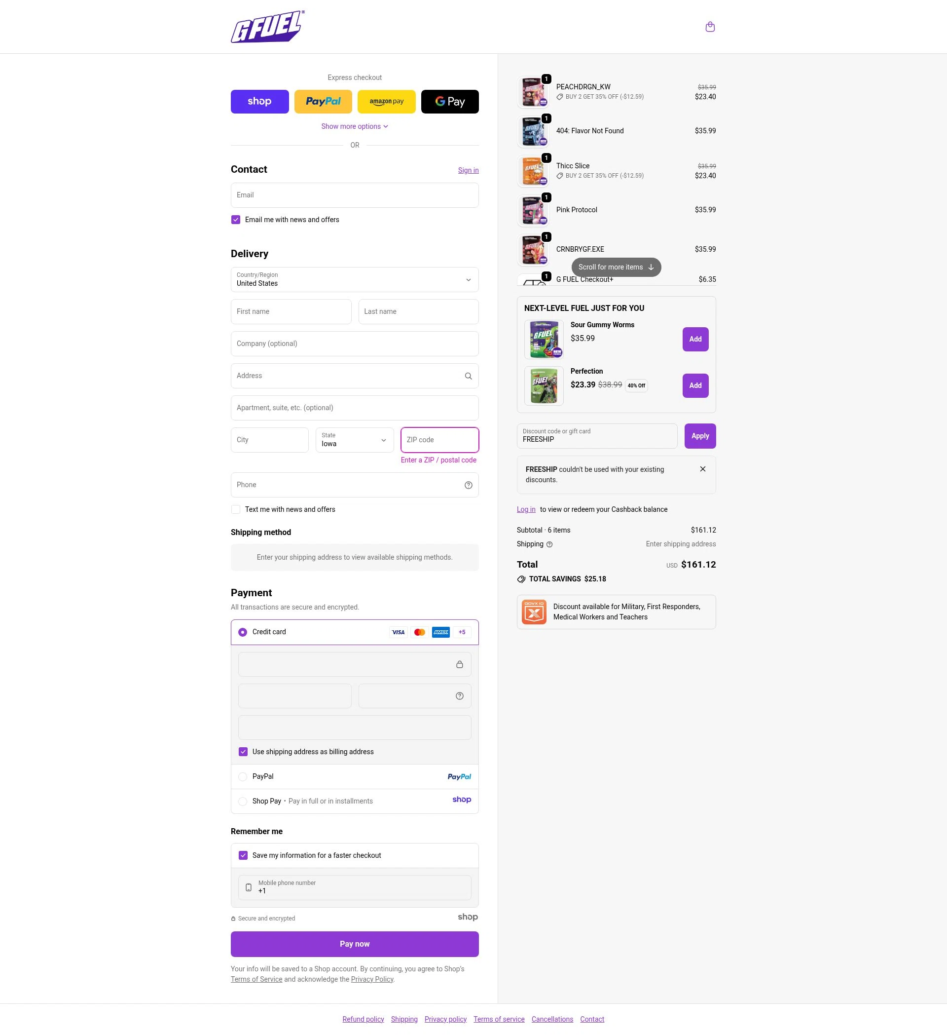 G Fuel Promo Codes - 20% Off (3 Verified) Dec 2025
