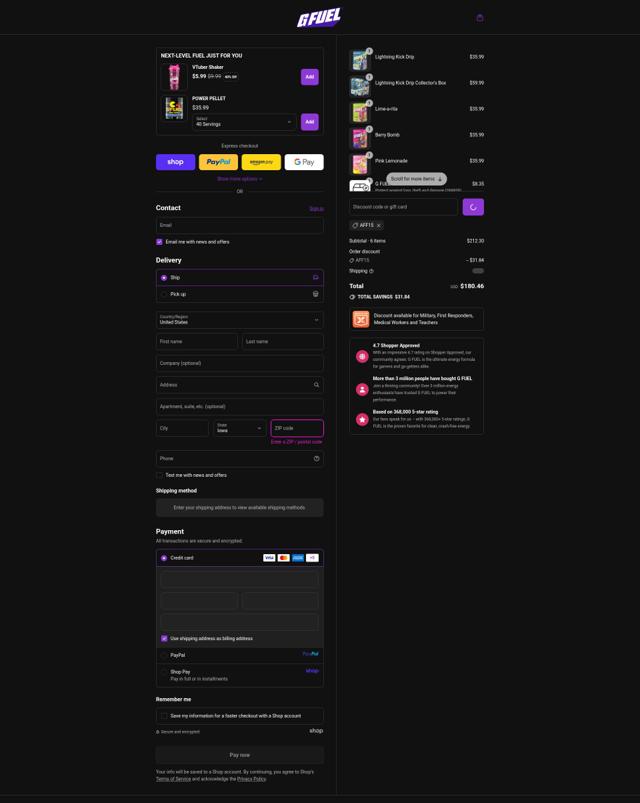 G Fuel Discount Codes - 20% Off (3 Verified) Sep 2025