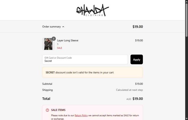 Ghanda Clothing Promo Codes (3 Verified) - 25% Off Jun 2025