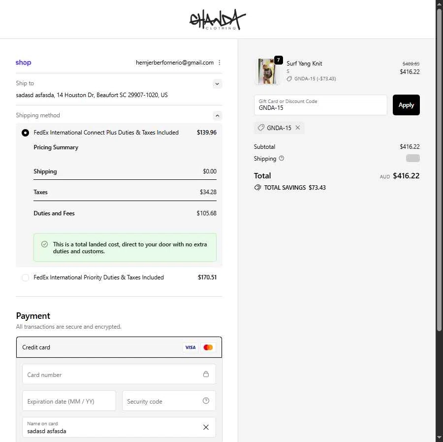 Ghanda Clothing Promo Code - 20% Off (Verified) Dec 2025